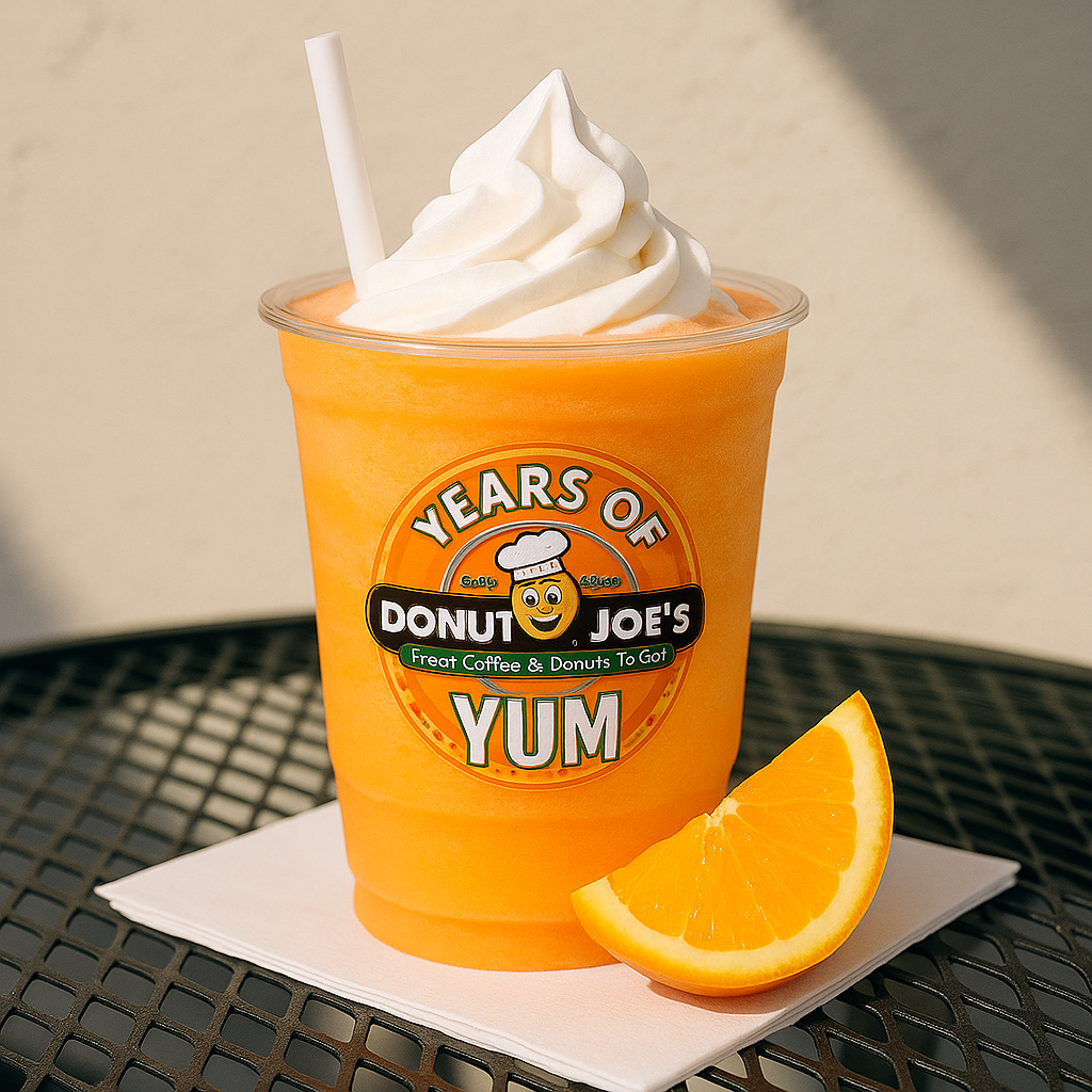 Jammin’ Joe’s Orange Blast Energy Drink – Donut Joe’s®️